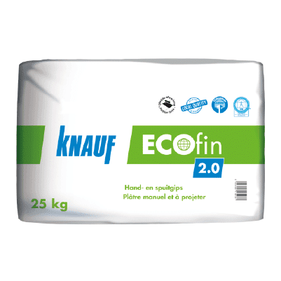 KNAUF -Ecofin 2.0 -Enduit Manuel ou à Projeter