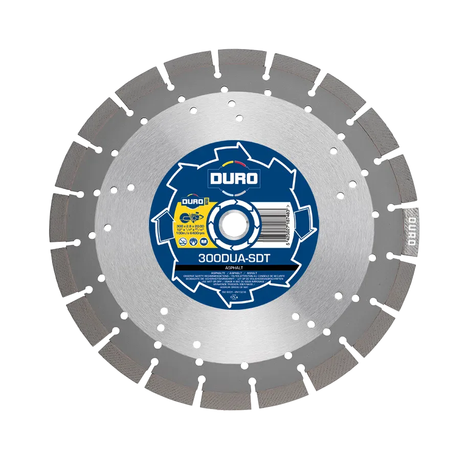 DURO - DUA SDT Disque Diamanté 300 & 350mm Béton. Mixte