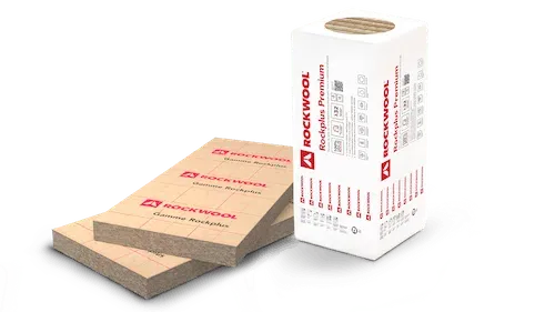 ROCKWOOL- Rockplus Premium Kraft -Panneau Isolant Laine de Roche - Groupamat.fr